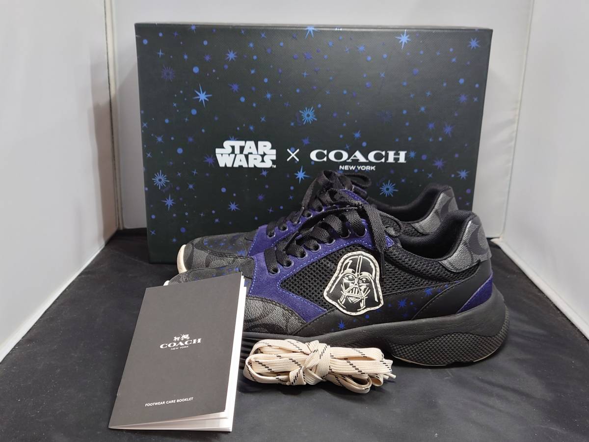 171C627G00 COACH×STARWARS コラボ スニーカー STR WRS C152 TCH RNN FG4717 コーチ スターウォーズ US9D 26~27㎝ 黒 BLACK ...
