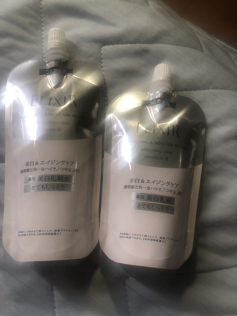エリクシール ホワイト クリアローションとってもしっとり詰替え用 150ml クリアエマルジョンとってもしっとり乳液 110mL(基礎化粧品)｜売買されたオークション情報、yahooの商品情報 ...