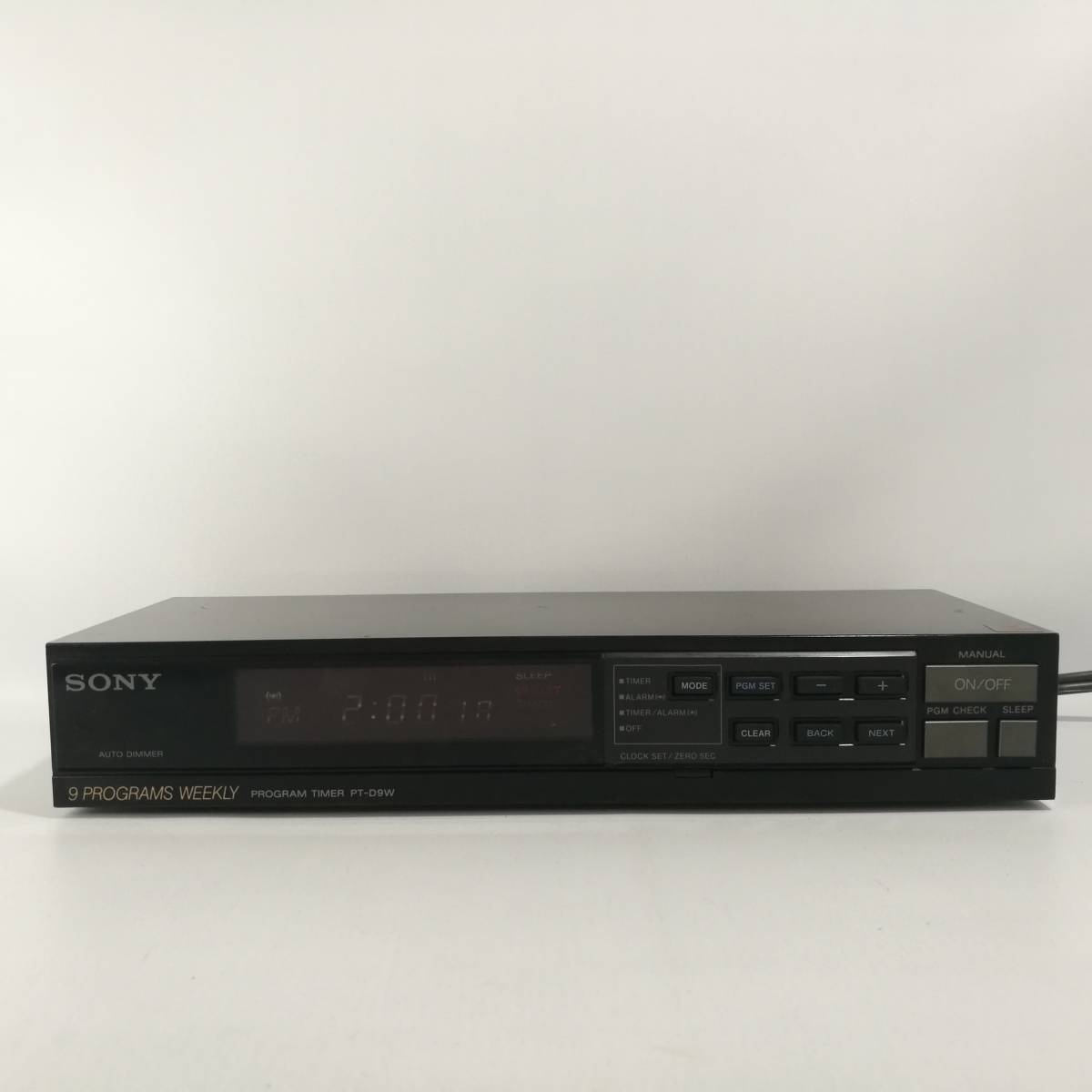 N261 SONY ソニー プログラムタイマー PT-D9W 9PROGRAMS WEEKLY AUTO DIMMER み(オーディオ機器)｜売買されたオークション情報、yahooの商品情報を ...