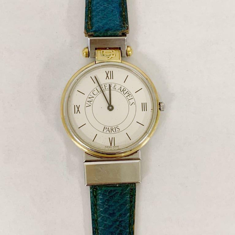 VANCLEEF&ARPELS ヴァンクリーフ&アーベル 57558 la collection No22 メンズ腕時計 クォーツ A5713 ...