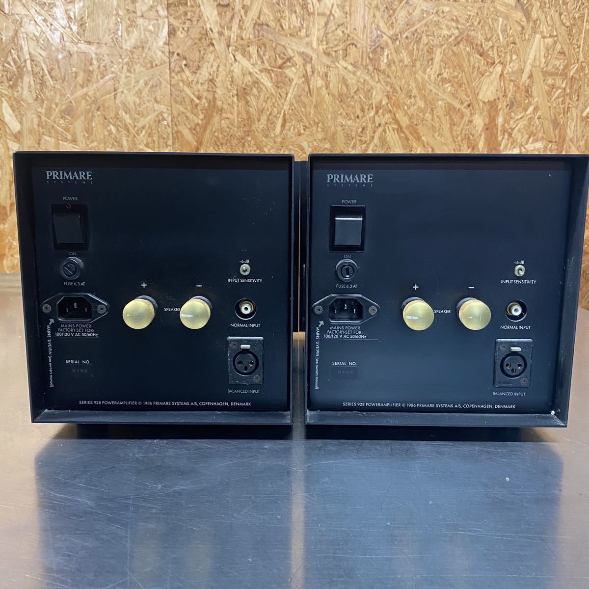 通電確認済み PRIMARE プライマー 928 MONO ペア パワーアンプ amplifier 二個口発送(パワーアンプ)｜売買された ...