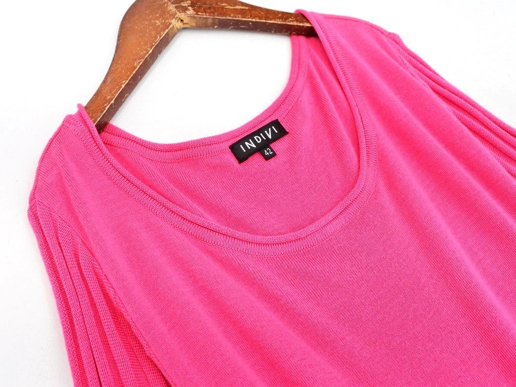 INDIVI インディヴィ ニット ワンピース size42/ピンク bga8(ワンピース)｜売買されたオークション情報、yahooの商品情報をアーカイブ公開 - オークファン（aucfan.com）
