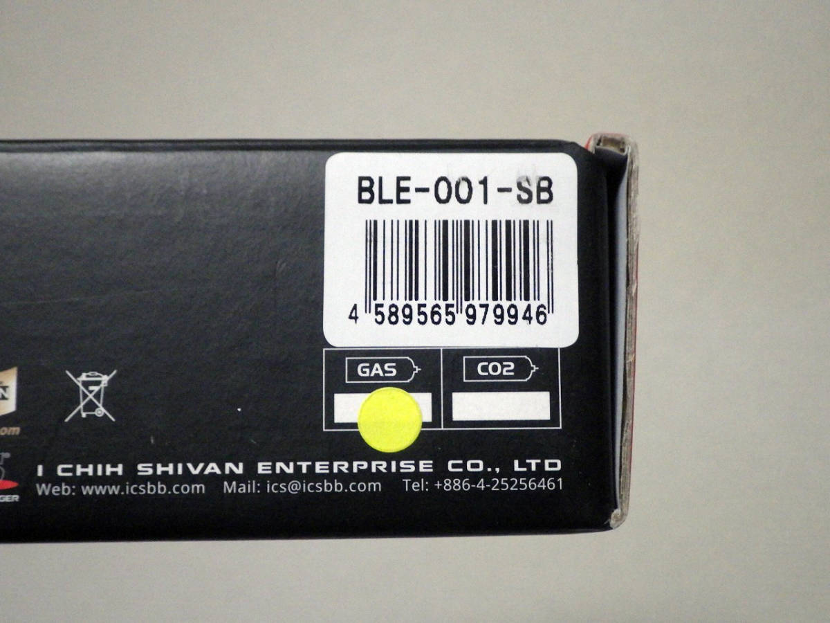 ICS BLE ALPHA ガスブローバック ガスガン BK 箱付き BLE-001-SB(ガスガン)｜売買されたオークション情報、yahooの商品情報をアーカイブ公開 - オークファン ...