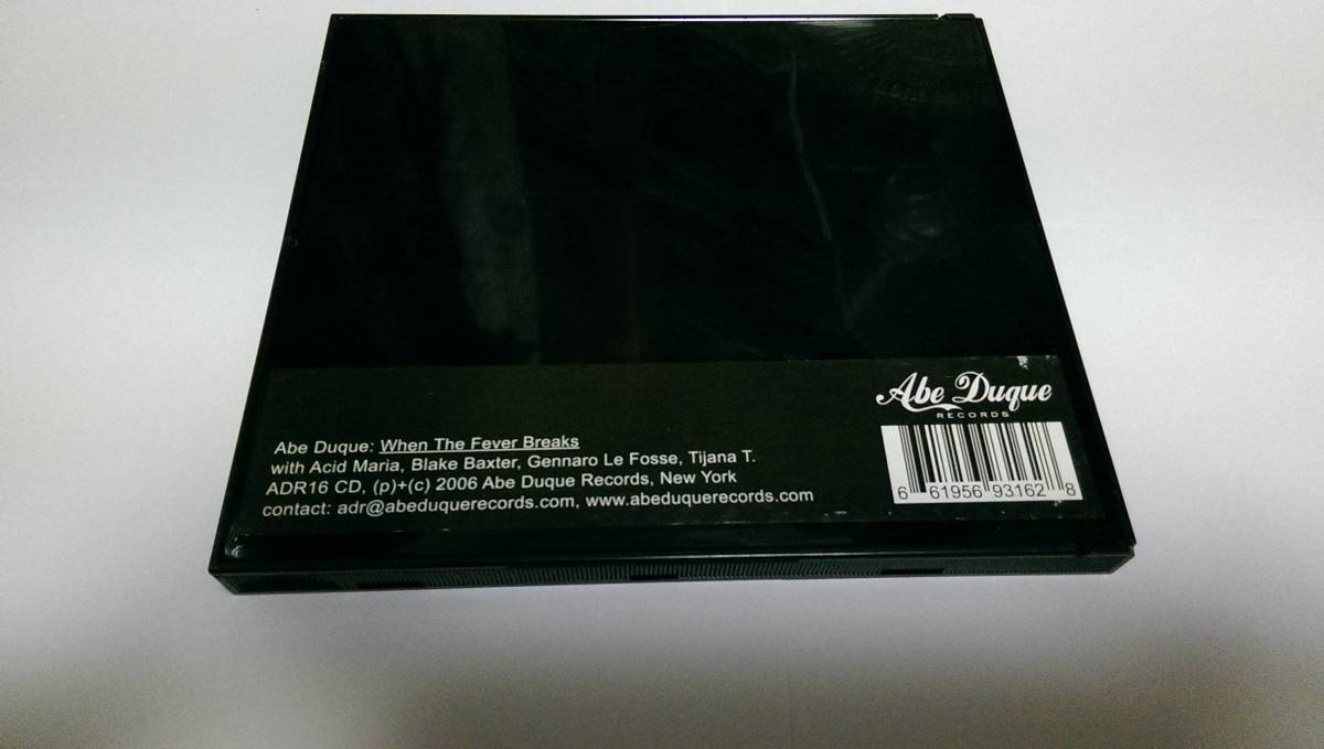 ABE DUQUE When the Fever Breaks アシッド TB-303 ミニマル HARDFLOOR シカゴ DANCEMANIA(テクノ)｜売買されたオークション情報 ...