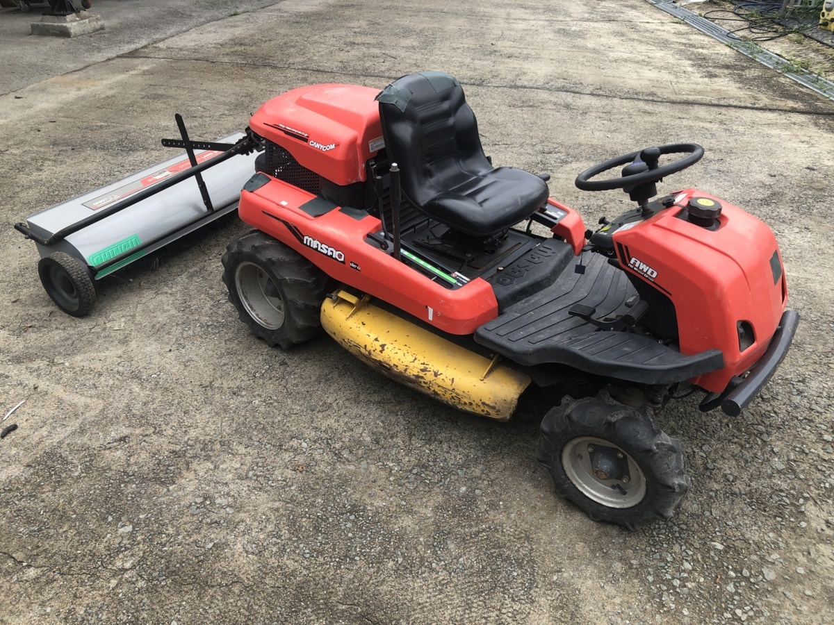 兵庫県発 CANYCOM キャニコム CMX222 乗用 草刈り機 芝刈り機 耕運機 四駆 4WD 2WD モア / 草刈機 芝刈機 耕うん機 ...
