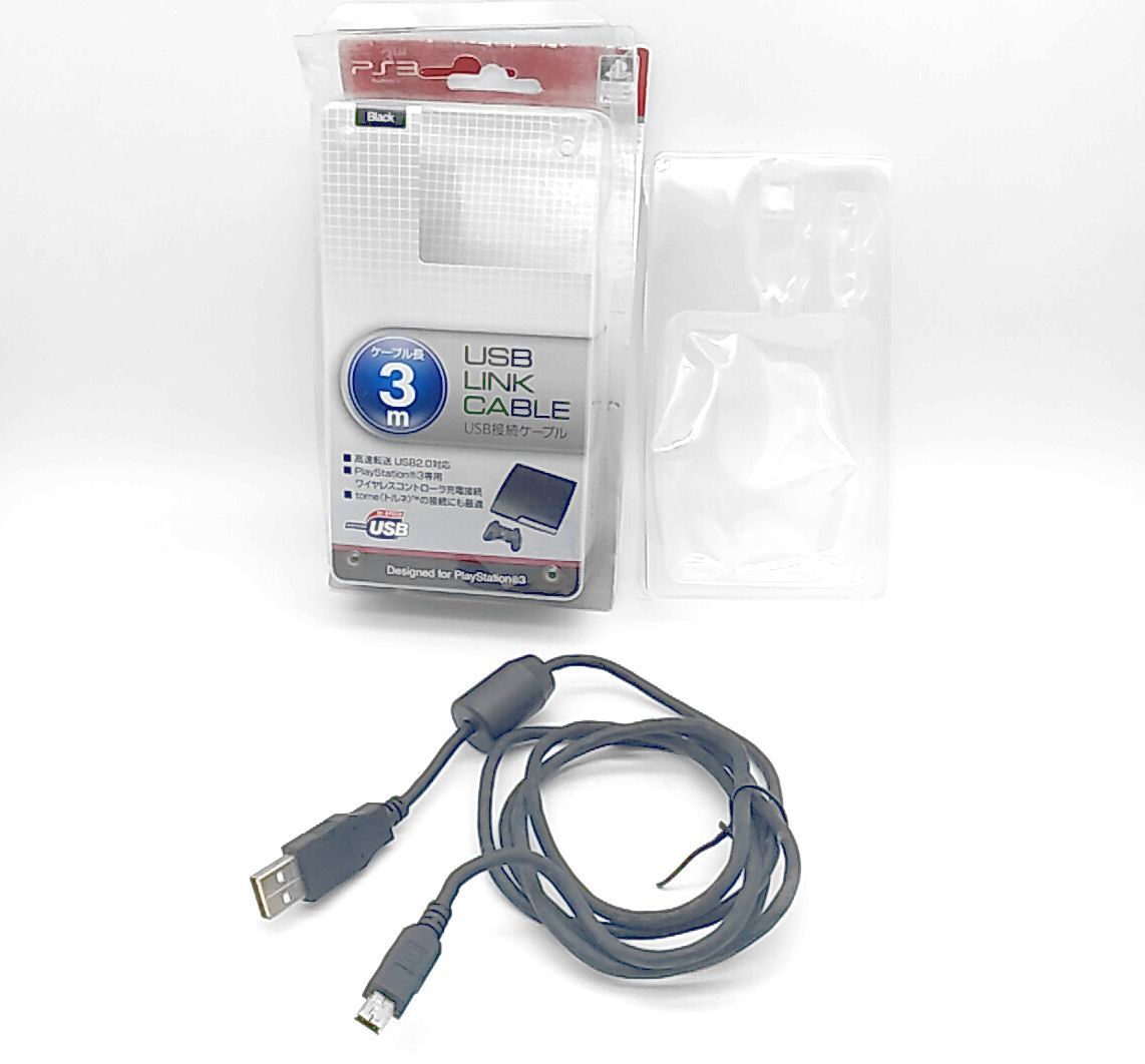 PS3 USB LINK CABLE USB接続ケーブル 3m プレステ ゲーム 周辺機器 保管品 RI(アクセサリ、周辺機器)｜売買されたオークション情報、yahooの商品情報をアーカイブ ...