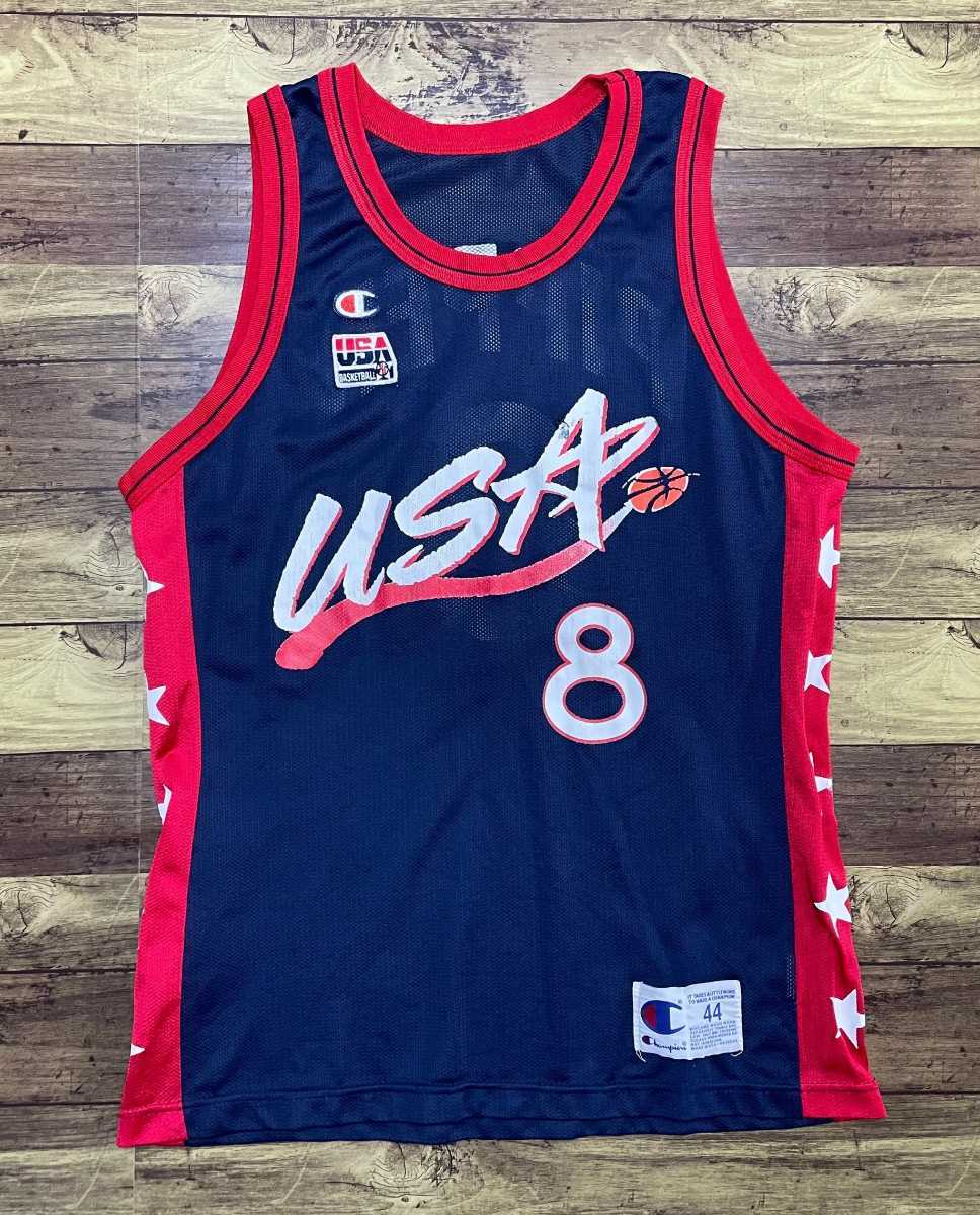 衝撃の最安値 Champion/チャンピオン×NBA USA製限定/PIPPEN/8/タンクトップ ネイビー×レッド Men's/メンズ 44 ...