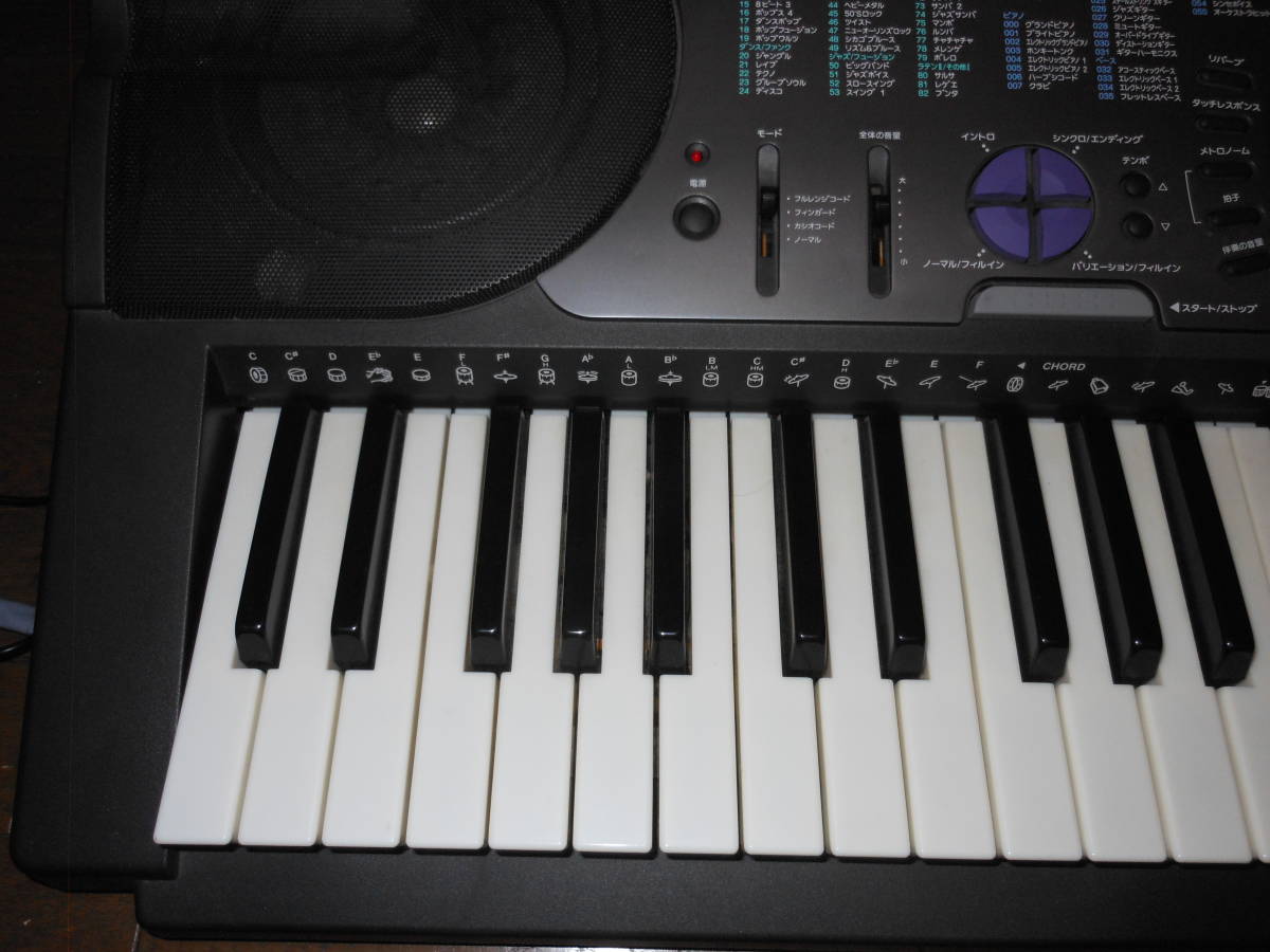 CASIO CASIO カシオ 光ナビゲーションキーボード CTK-620L 鍵盤が光る 光ナビ 電子キーボード 鍵盤楽器 アダプター付き ...