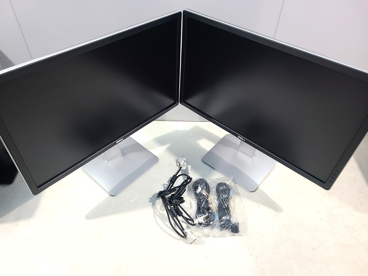 27型 2台マルチモニター DELLデル P2714Hc 27インチ フルHD デュアルディスプレイ(24インチ～)｜売買されたオークション ...