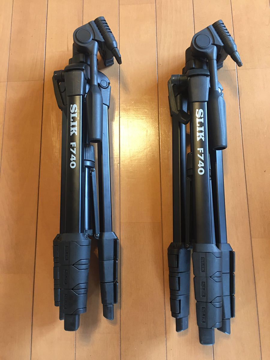 訳あり カメラ三脚SLIK F740 2台セット(三脚)｜売買されたオークション情報、yahooの商品情報をアーカイブ公開 - オークファン ...