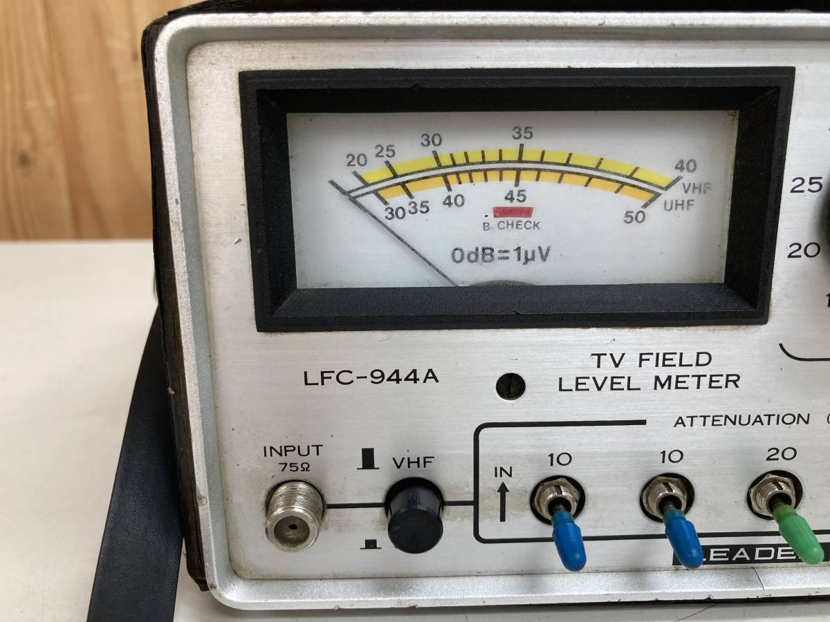 T2790 LEADER/リーダー電子 電波メータ LFC-944A TVフィールドレベルメーター 現状品(アマチュア無線)｜売買された ...