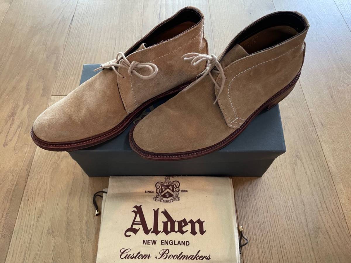 Alden オールデン ベージュ スエードブーツ 8D(8インチ)｜売買されたオークション情報、yahooの商品情報をアーカイブ公開 - オークファン（aucfan.com）