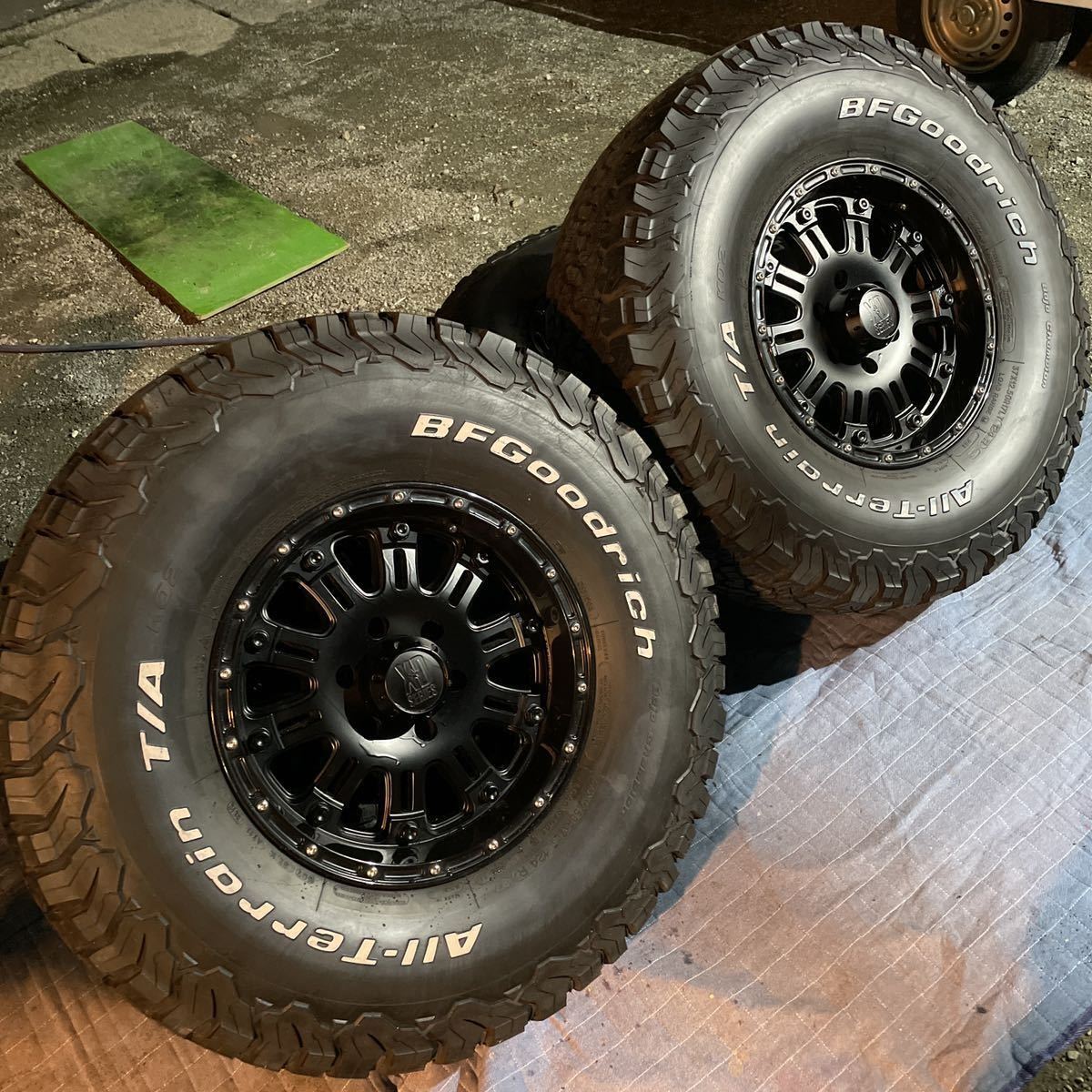 1円 KMC XD795 BFグッドリッチ 37×12.50R17/LT 8PR 17インチ 9J-12 PCD139.7 6H ランクル ...