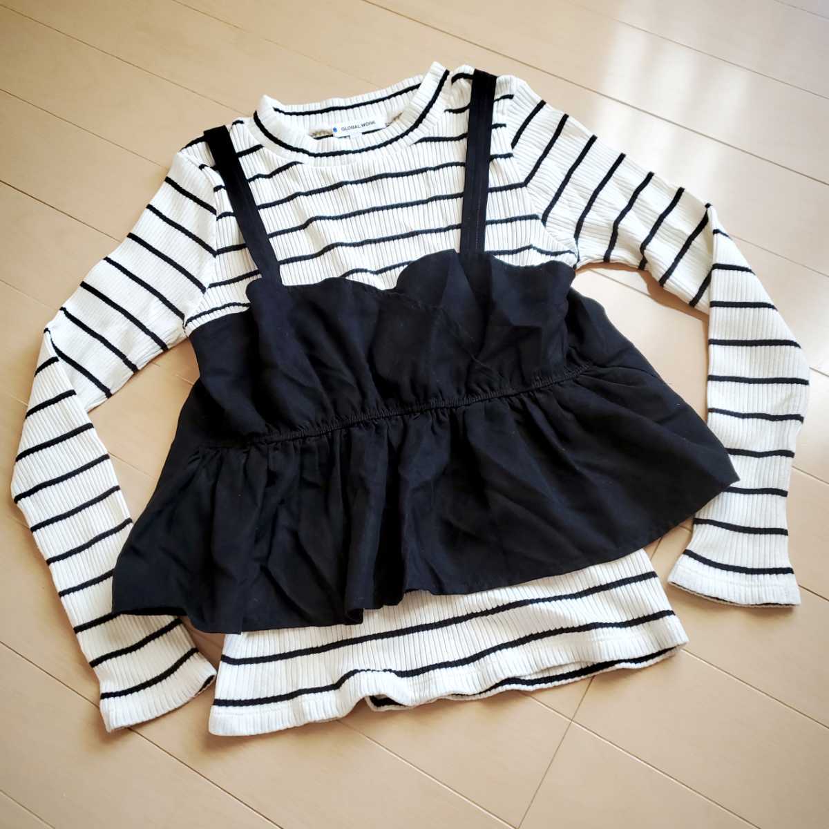 GLOBALWORKキャミソールレイヤードトップスXXL130-140 120125ZARAアプレレ(130（125～134cm）)｜売買されたオークション情報、yahooの商品情報を ...