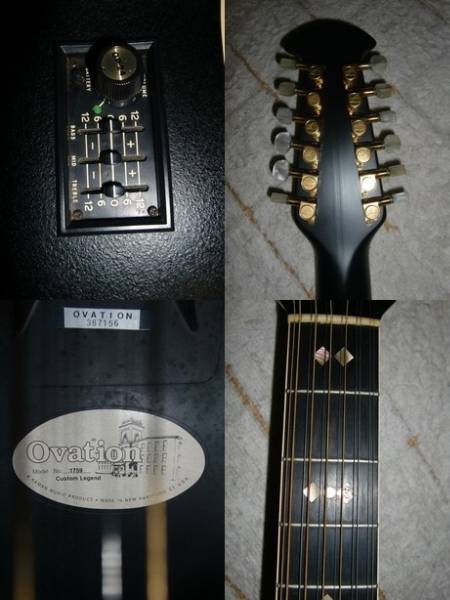 OVATION 1759 CUSTOM LEGEND 12 STRINGS(オベーション)｜売買されたオークション情報、yahooの商品情報を ...
