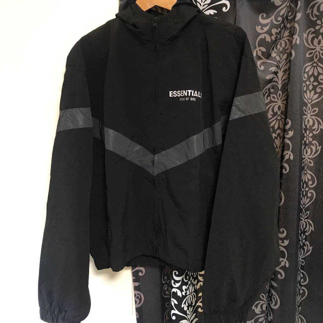 FOG ESSENTIALS Zip Anorak Jacket/ナイロンジャケット/M/エフオージーエッセンシャルズ 黒(Mサイズ)｜売買さ ...