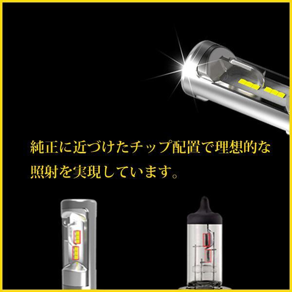 バラスト不要 エブリィワゴン DA62W DA64W LEDヘッドライト H4 Hi/Lo切替 8000lm 車検対応 ホワイト ...