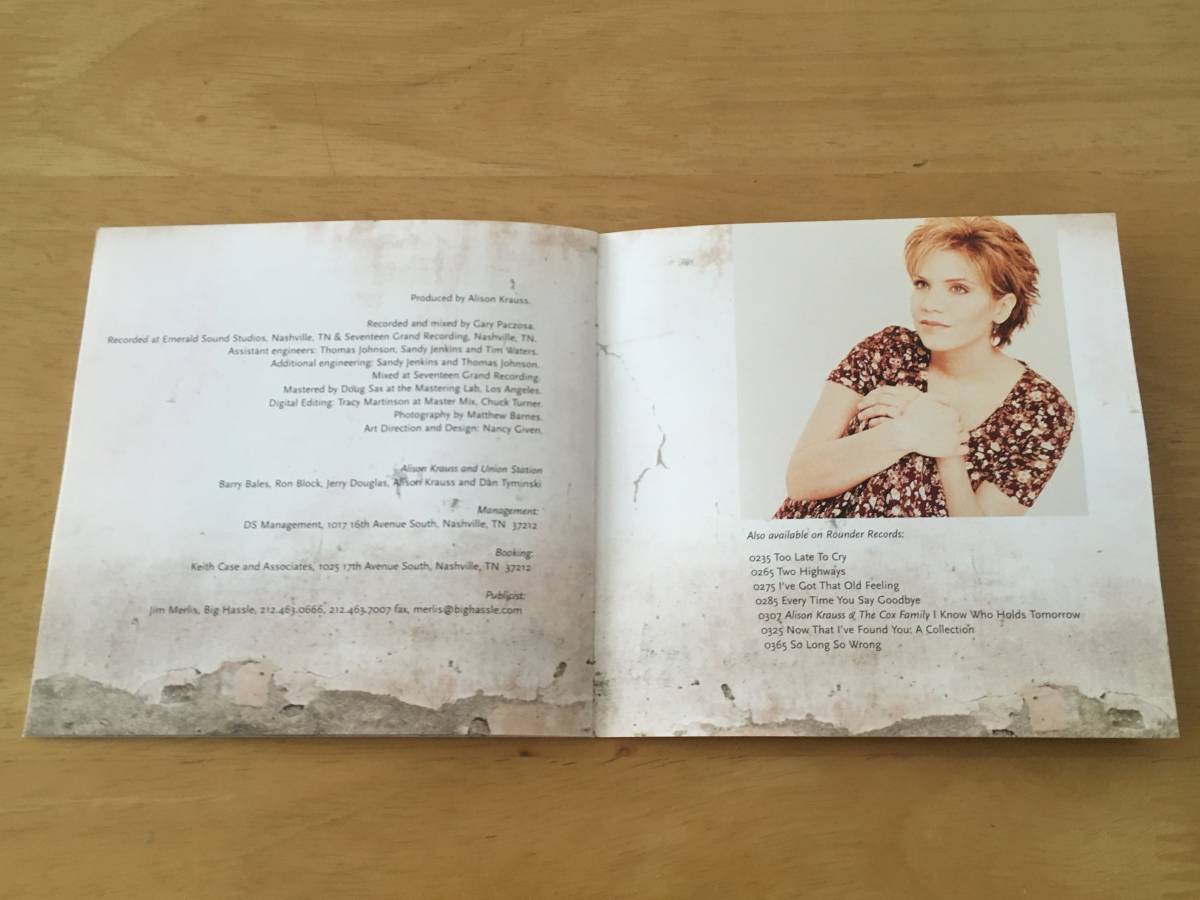 Alison Krauss Forget About It 日本盤CD 検:アリソンクラウス ブルーグラス Bluegrass カントリー ...