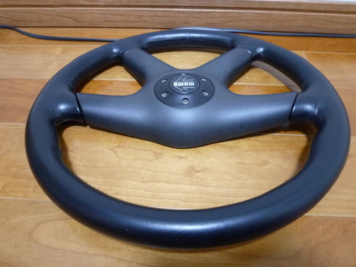 MOMO モモ レザーステアリング 4本スポーク 36パイ TYP M36 1994年製 USED(ステアリング、ハンドル本体)｜売買された ...