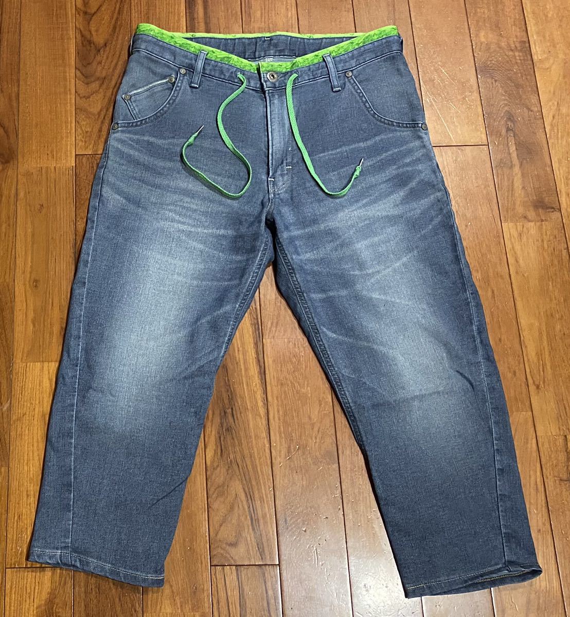 EDWIN エドウィンのジャージーズ クロップドデニムパンツ ER737 L(その他)｜売買されたオークション情報、yahooの商品情報をアーカイブ公開 - オークファン（aucfan.com）