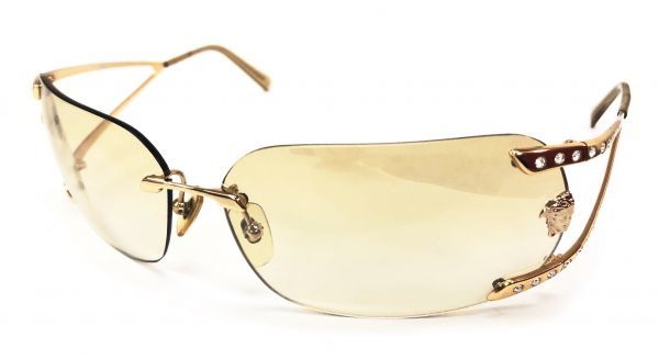 ヴェルサーチ/VERSACE メデューサ サングラス N86/H ブラウンレンズ×ゴールドフレーム S40539157035(サングラス ...