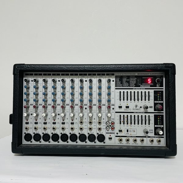 BEHRINGER EUROPOWER ベリンガー PMX2000 パワードミキサー 音出し確認済(ミキサー)｜売買されたオークション情報 ...