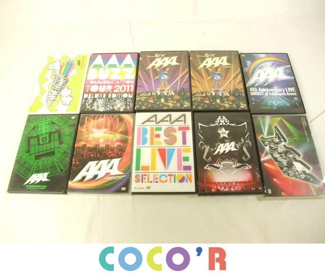 同梱可 品 AAA 4th 5th Anniversary LIVE Channel AAA 1 2 等 DVD 10点 グッズセット(タレントグッズ)｜売買されたオークション情報、yahoo ...