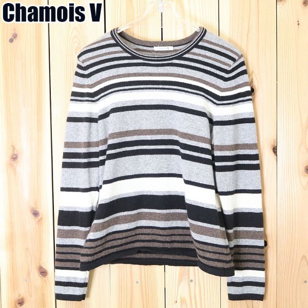 PT04822 シャミーヴィ ニット セーター 長袖 カシミヤ100％ グレー系 42 Chamois V / 小型便OK(XLサイズ以上)｜売買されたオークション情報、yahooの商品情報を ...