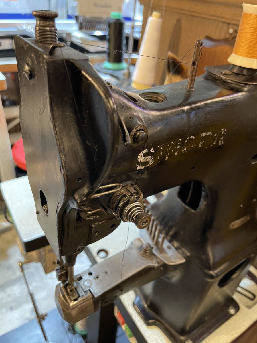 singer 108w21 腕ミシン レザー シンガー サーボモーター 工業用ミシン SEIKO ヴィンテージ 完動品(本体)｜売買された ...
