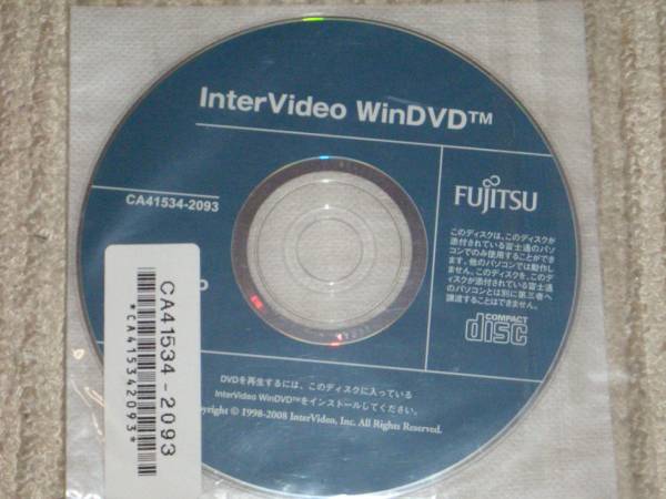 富士通FMV-R8270 用リカバリディスク 3枚組 WinXP Pro＋WinDVD(13インチ～)｜売買されたオークション情報、yahoo ...