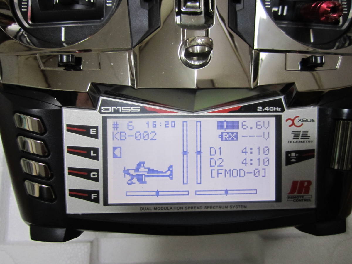 JR XG14 ＋ RG411BL 即使用可能 極 DMSS 2.4GHz DUAL MODULATION SPECTRUM SYSTEM 空 ...