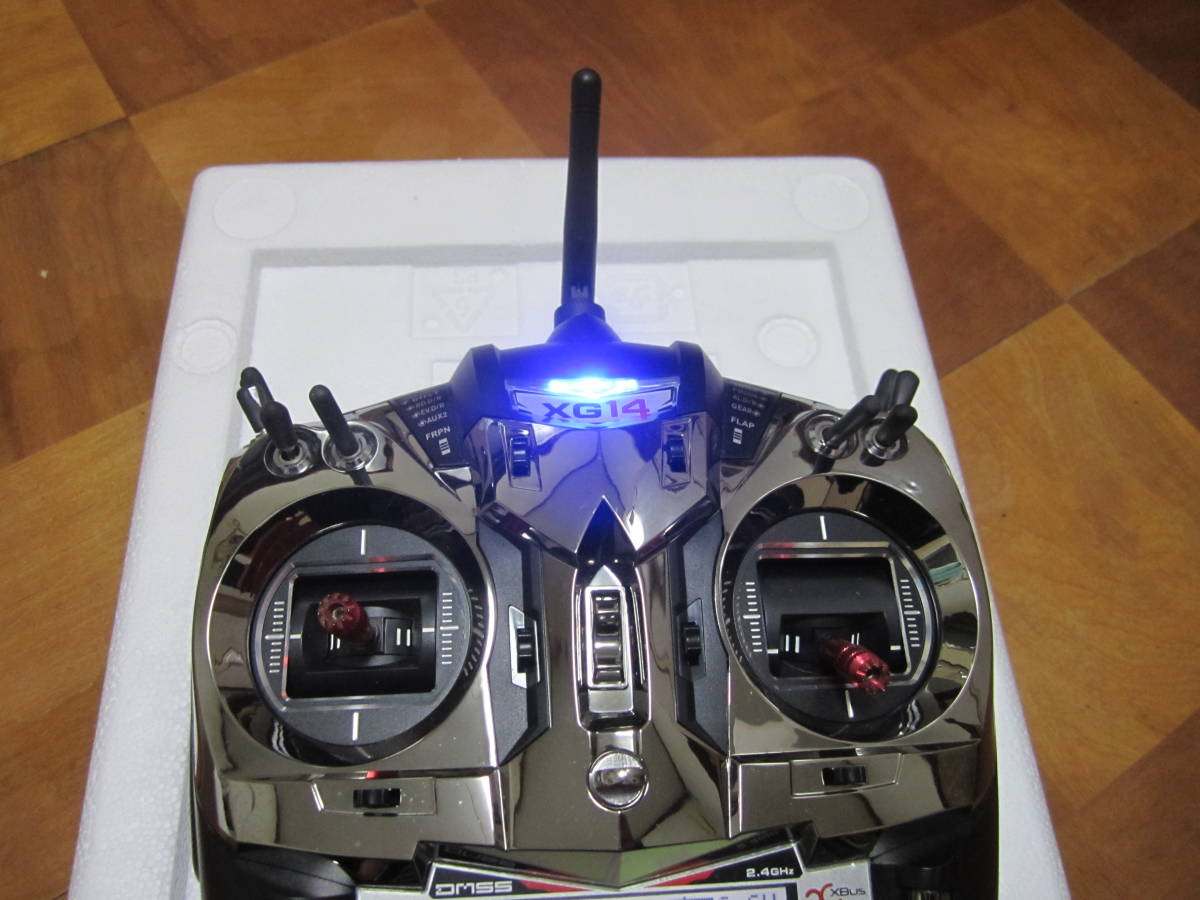 JR XG14 ＋ RG411BL 即使用可能 極 DMSS 2.4GHz DUAL MODULATION SPECTRUM SYSTEM 空 ...