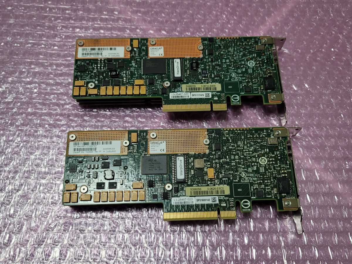 2個セット Sun Oracle Flash Accelerator F80 SSD 800GB PCI-Express SAS(PC/AT ...