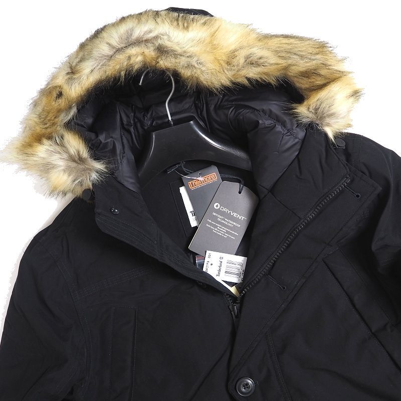 定価3万 ティンバーランド Thermore 中綿 ジャケット ブルゾン M ブラック 撥水 Timberland ミリタリー サーモア ...