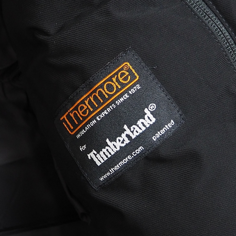 定価3万 ティンバーランド Thermore 中綿 ジャケット ブルゾン M ブラック 撥水 Timberland ミリタリー サーモア ...