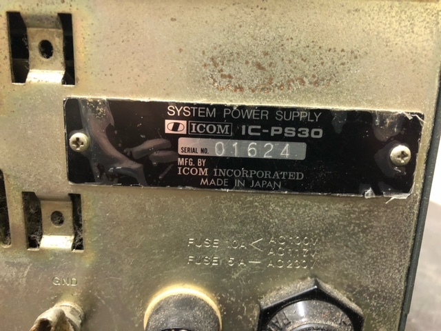 アイコム ICOM IC-PS30 SYSTEM POWER SUPPLY パワーサプライ アマチュア無線 電源器 安定化電源 通電確認OK ...