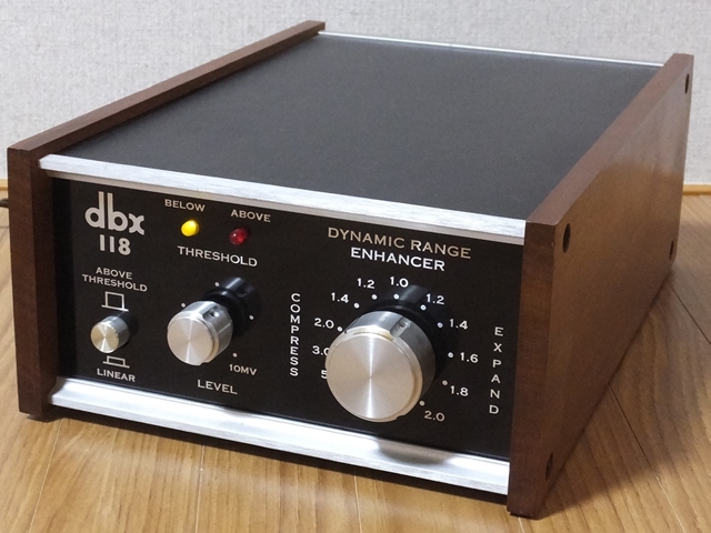 dbx 118 DYNAMIC RANGE ENHANCER ダイナミックレンジ エンハンサー 通電確認済み が動作未確認(エンハンサー ...