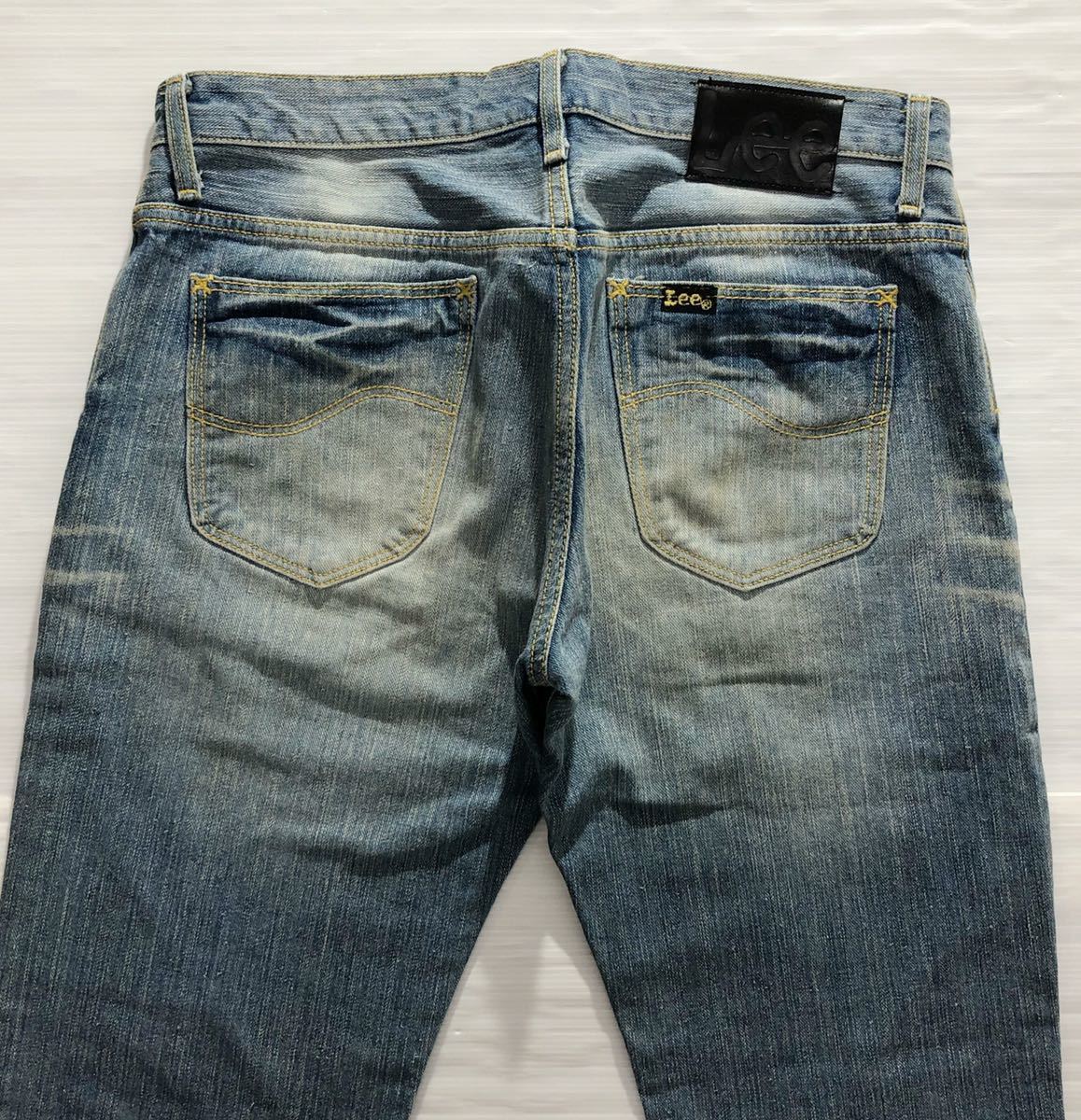 Lee リー 33102 色落ち加工 ブーツカット リネン混 インディゴデニム ジーンズ 34(W34)｜売買されたオークション情報、yahooの商品情報をアーカイブ公開 - オークファン ...