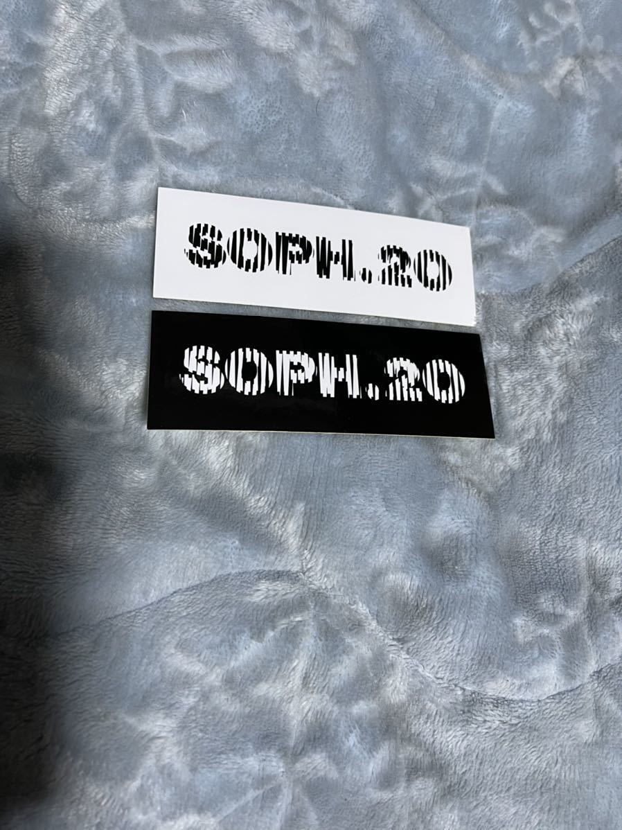 2種セット SOPH 20 記念ステッカー STICKER SOPHNET ソフネット シール 小物 BLACK WHITE SET ブラック ...