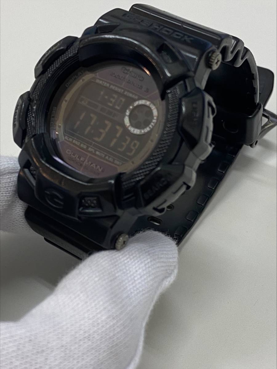 カシオ CASIO Gショック GW-9100MB ガルフマン タフソーラー デジタル 黒 ブラック 稼働 カシオ