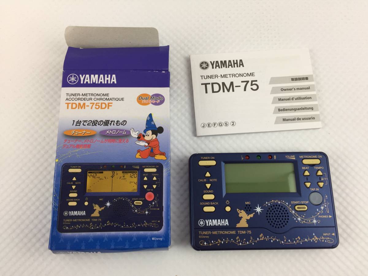 siB316 YAMAHA チューナー Xメトロノーム ファンタジア TDM-75DF(メトロノーム)｜売買されたオークション情報、yahoo ...