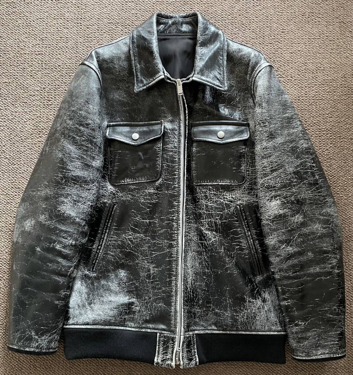 アンダーカバー ストーンウォッシュ レザーライダースジャケット BRAINWASHED GENERATION(ジャンパー、ブルゾン)｜売買され ...