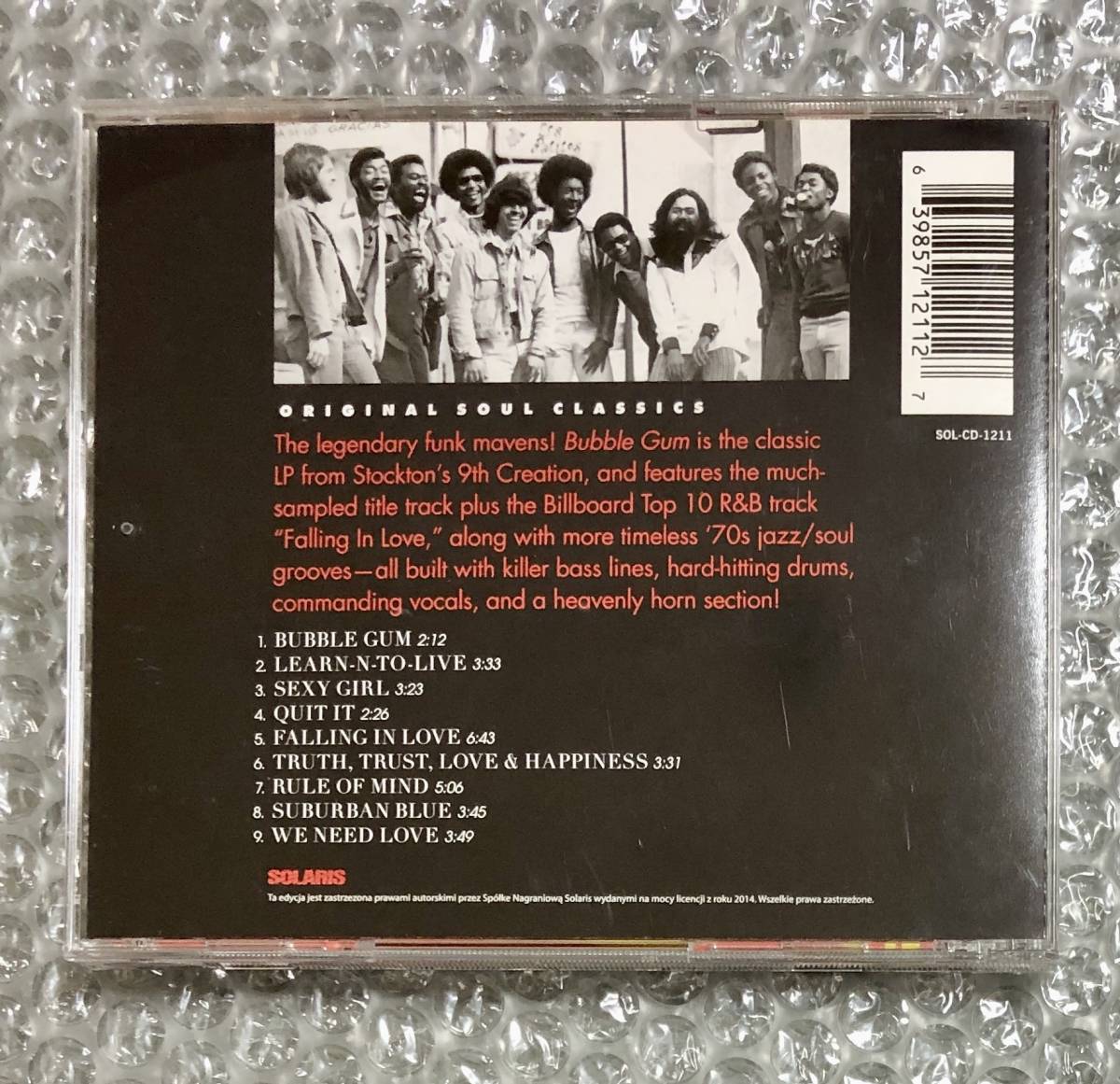 b85 The 9th Creation Bubble Gum CD Rare Groove A To Z Soul Funk メロウソウル ...