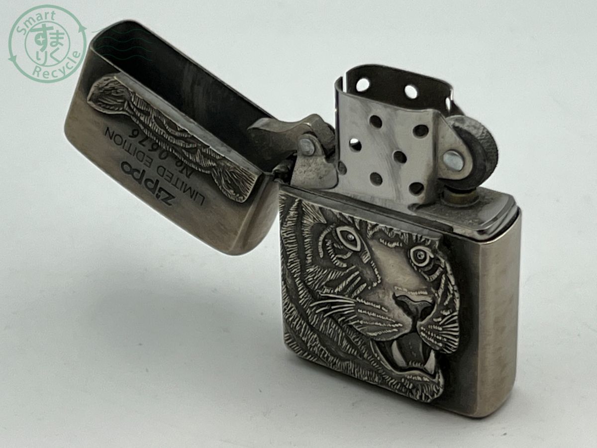 0350357 Zippo XI 1995年製 2000個限定品 タイガー トラ ジッポー オイルライター(Zippo)｜売買された ...