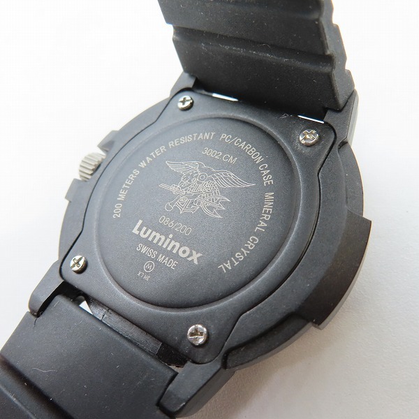 LUMINOX/ルミノックス 3002.CM リミテッドエディション ダイバー 腕時計 086/200 動作未確認 /000(ネイビーシール ...