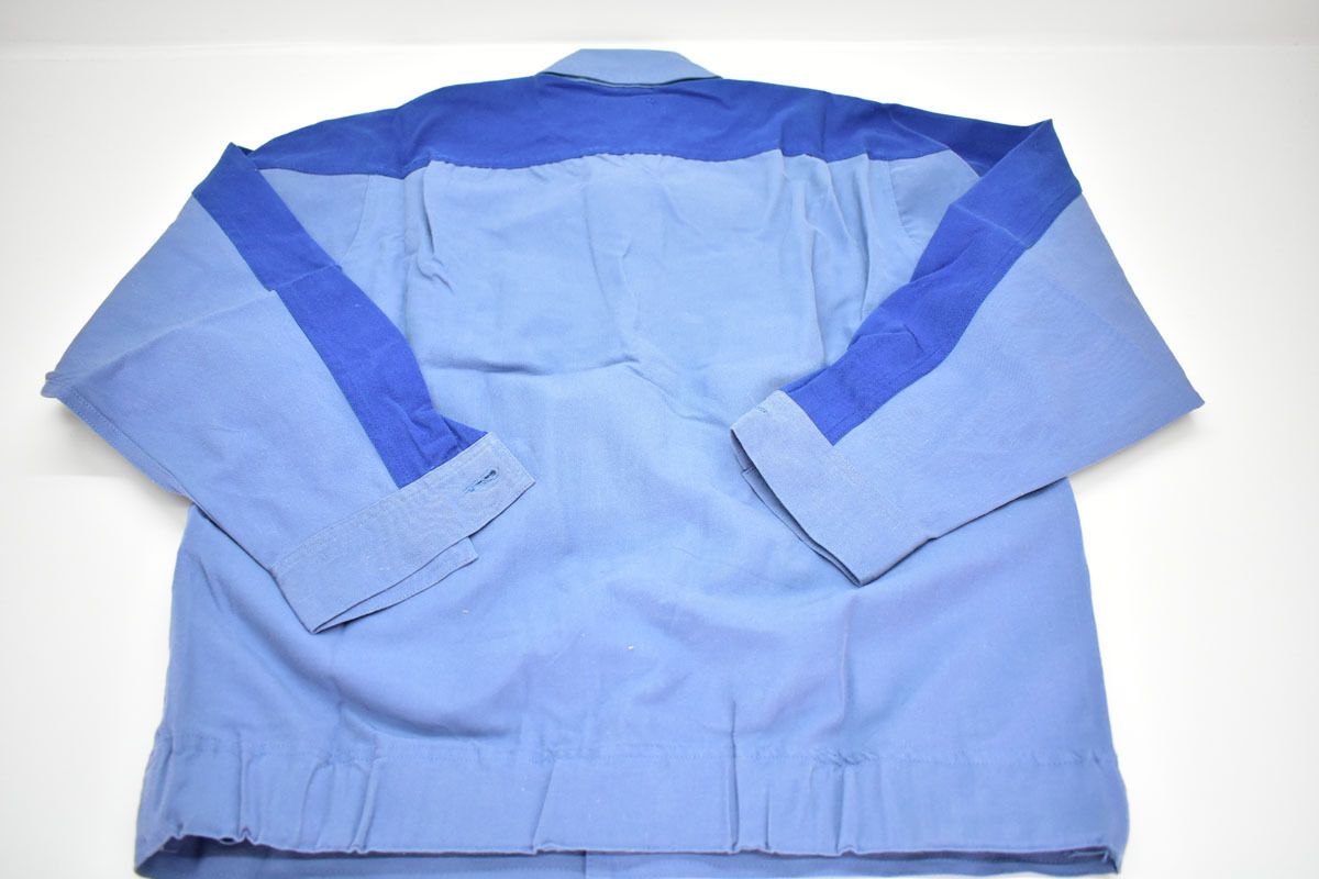 東京電力 TEPCO 制服 夏 作業服 ジャケット SBサイズ ＋ ズボン ウエスト76cm 上下セット 難燃型 作業着 当時物 非売品 ④ ...