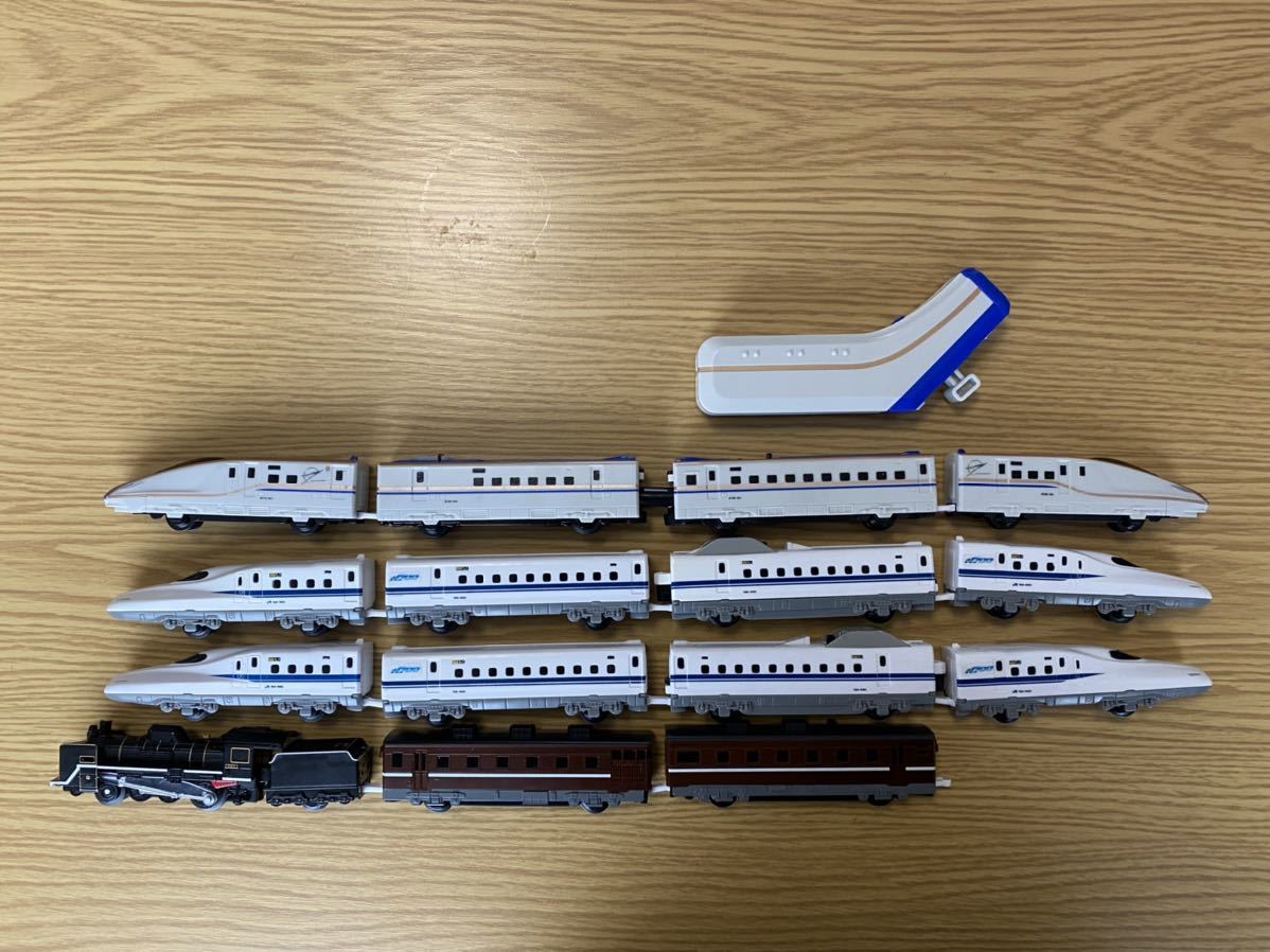 プラレールアドバンス 車両セット N700 のぞみ2両 W7 かがやき C571 SLやまぐち号(セット)｜売買されたオークション情報、yahooの商品情報をアーカイブ公開 - オークファン ...