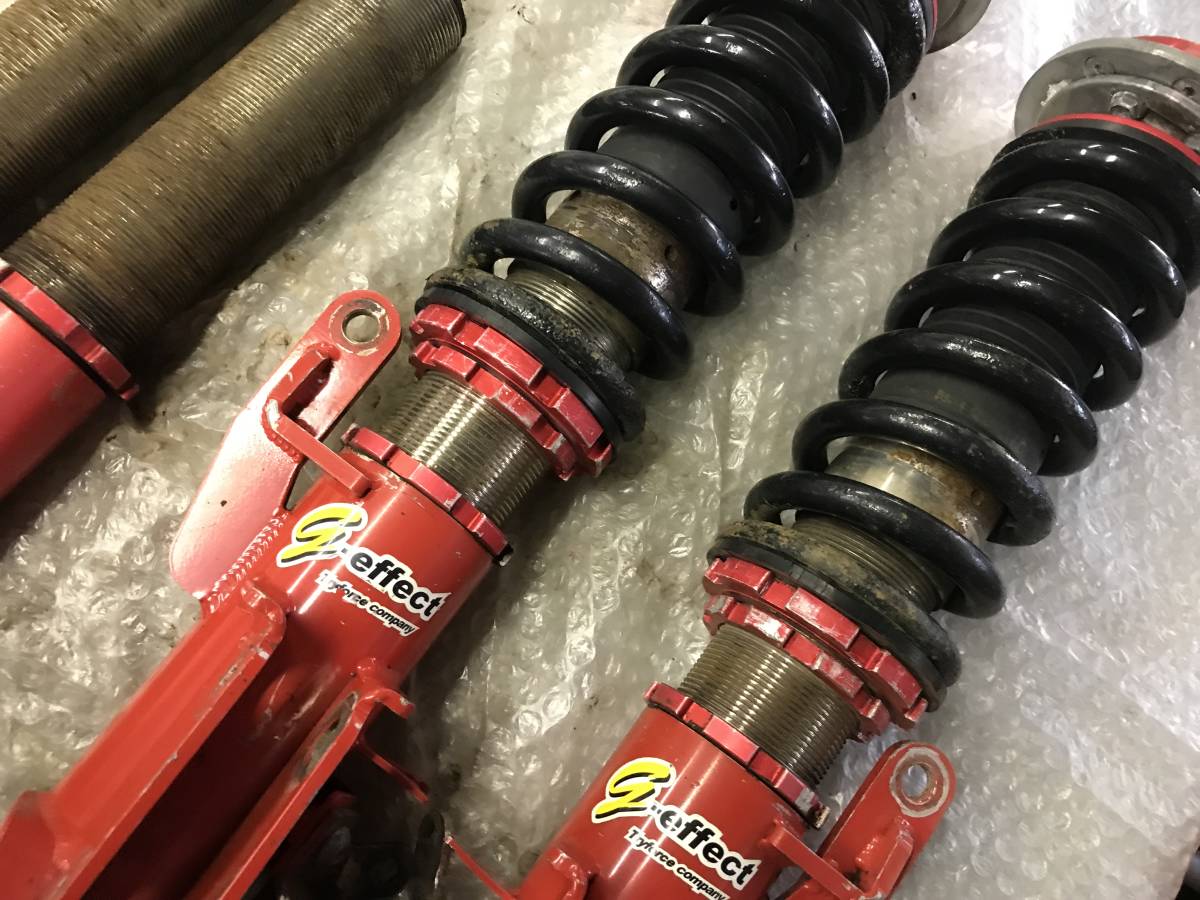 GE6 GE8 フィット フィットRS トライフォース G－effect 車高調(サスペンションキット（一式）)｜売買されたオークション情報、yahooの商品情報をアーカイブ公開 ...
