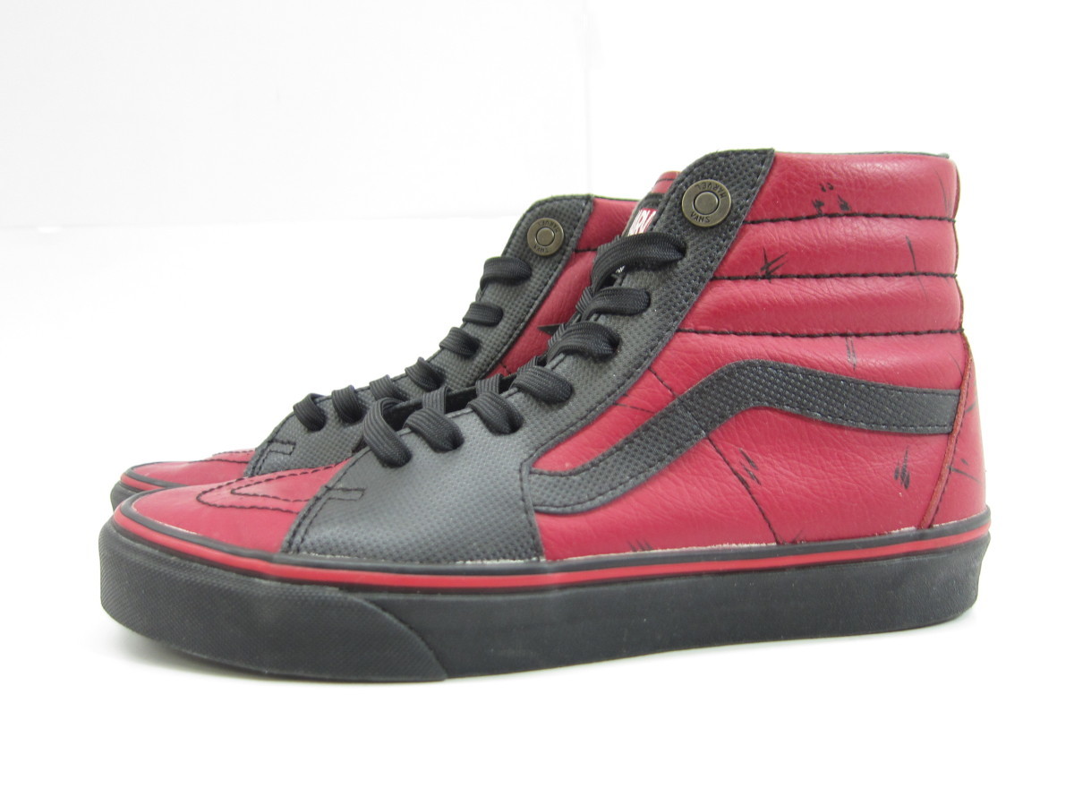 VANS バンス SK8-HI MARVEL DEADPOOL/BLACK US8 26.0cm スニーカー 靴 UT8010(26.0cm ...