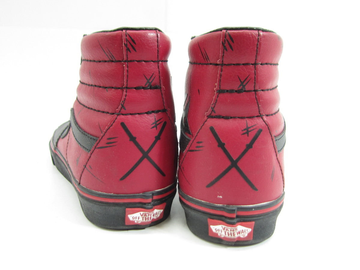 VANS バンス SK8-HI MARVEL DEADPOOL/BLACK US8 26.0cm スニーカー 靴 UT8010(26.0cm ...